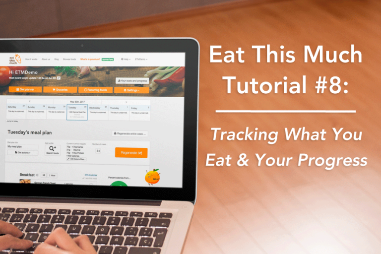 Eat This Much Tutorial #8: Tracking What You Eat and Your Progress ...